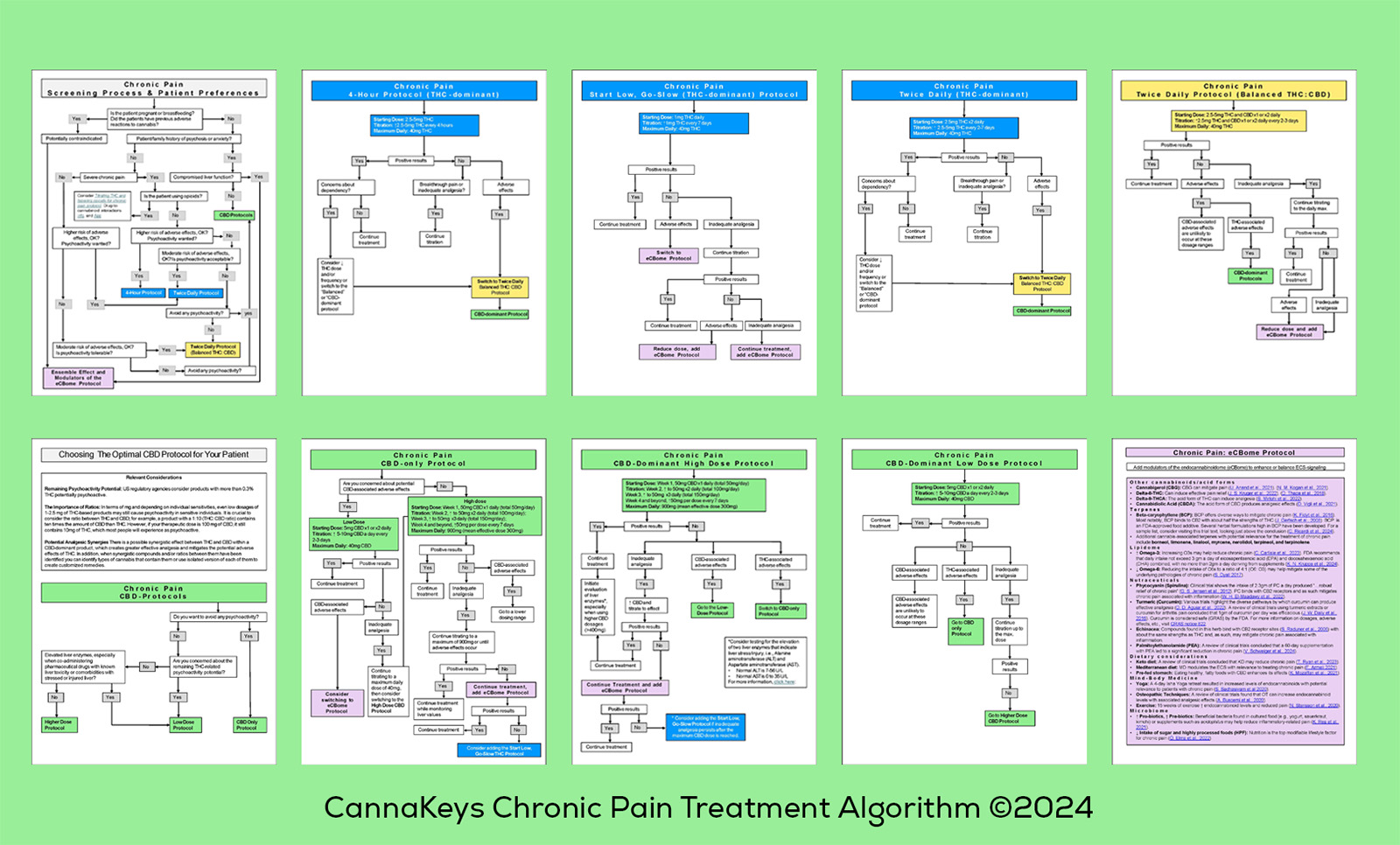 Chronic Pain Treatment Algorithm - Cannakeys
